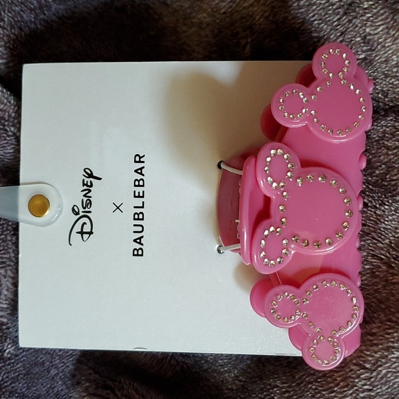 BaubleBar | Accessories | Baublebar X Disney Pink Mickey Mouse Hair ...